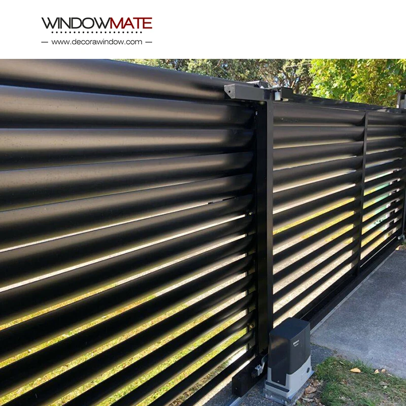 Garden Aluminum Balcony Privacy Fence Profile Louver Frame