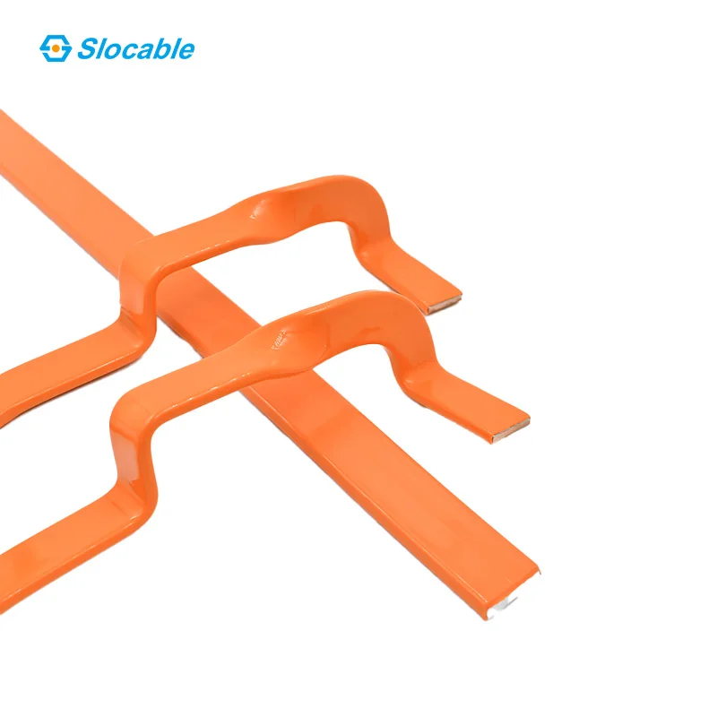 Copper Laminated Flexible Bus Bar Slocable Custom Flexible Bus Bar Flat ...