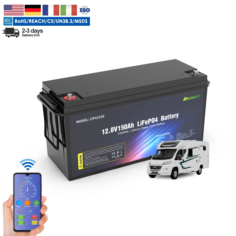 12.8V 150ah Lifepo4 Battery - Reliable Power for Rvs & Boats