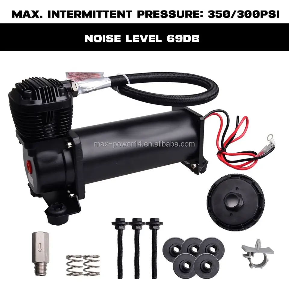 Super Silent 70DB SQ495 DC 12V Air Suspension Compressor