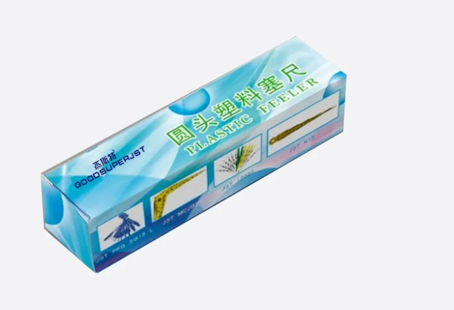 20 Blades Plastic Feeler Gauge - 0.1-2.0mm Thickness Measurement Tool ...