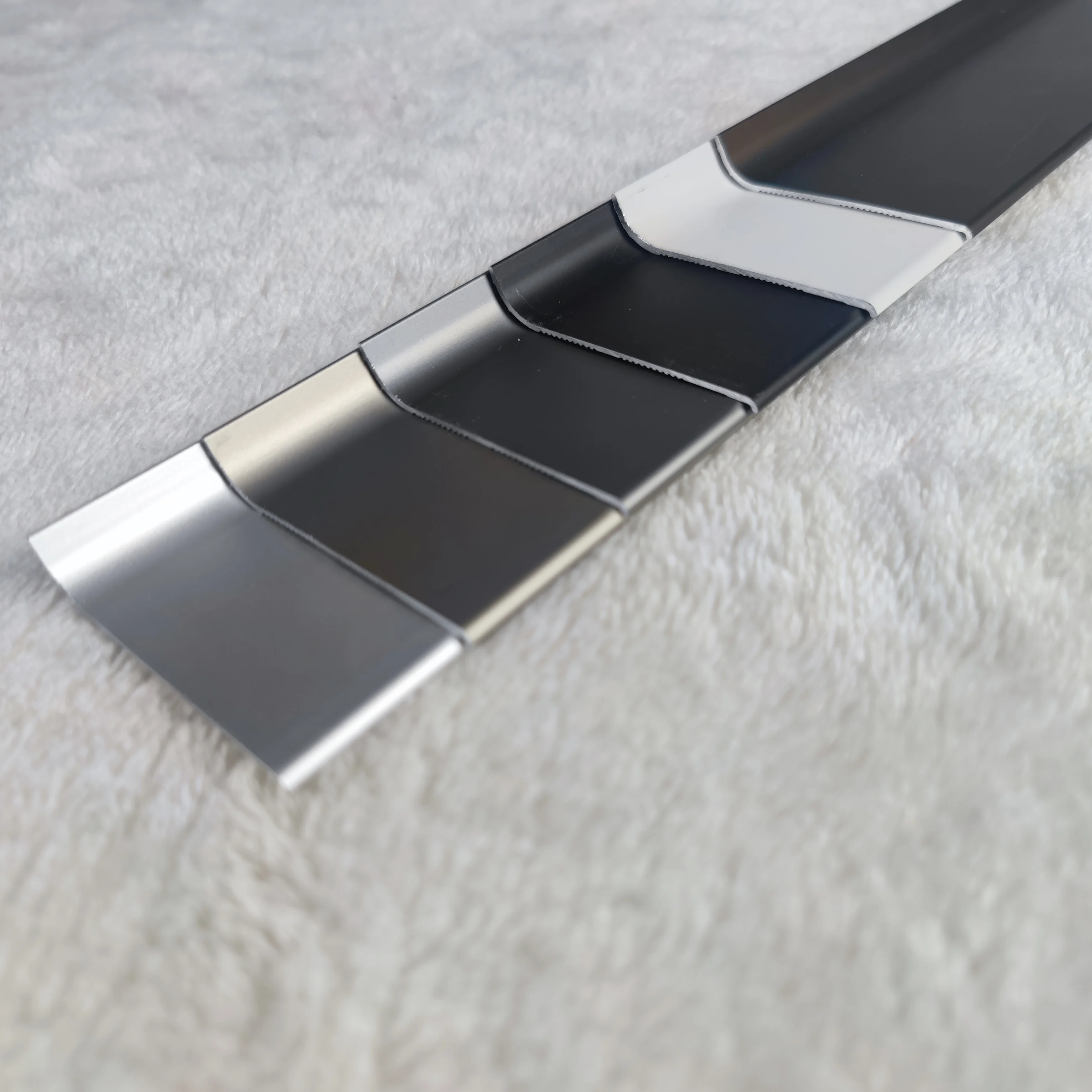 Decorative Stainless Steel Skirting Board Self-adhesive Aluminum Alloy ...