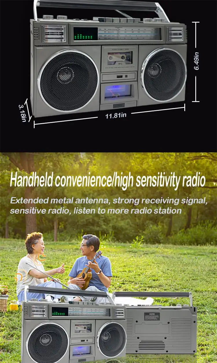 New Arrivals Multi Functional Hifi Fm Radio Speaker Portable Radio With ...