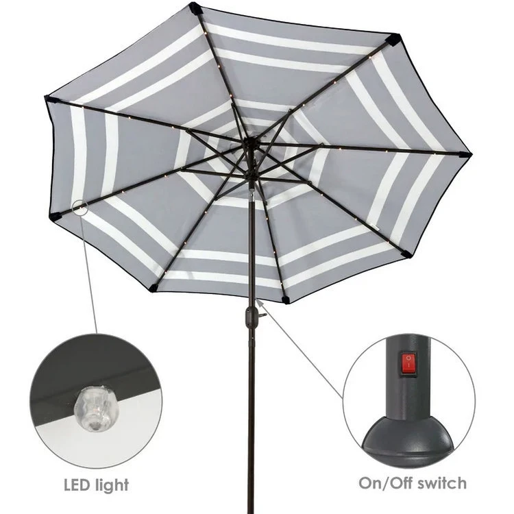 Backyard Umbrella Outdoor Hanging Sunshade Aluminum Telescopic ...