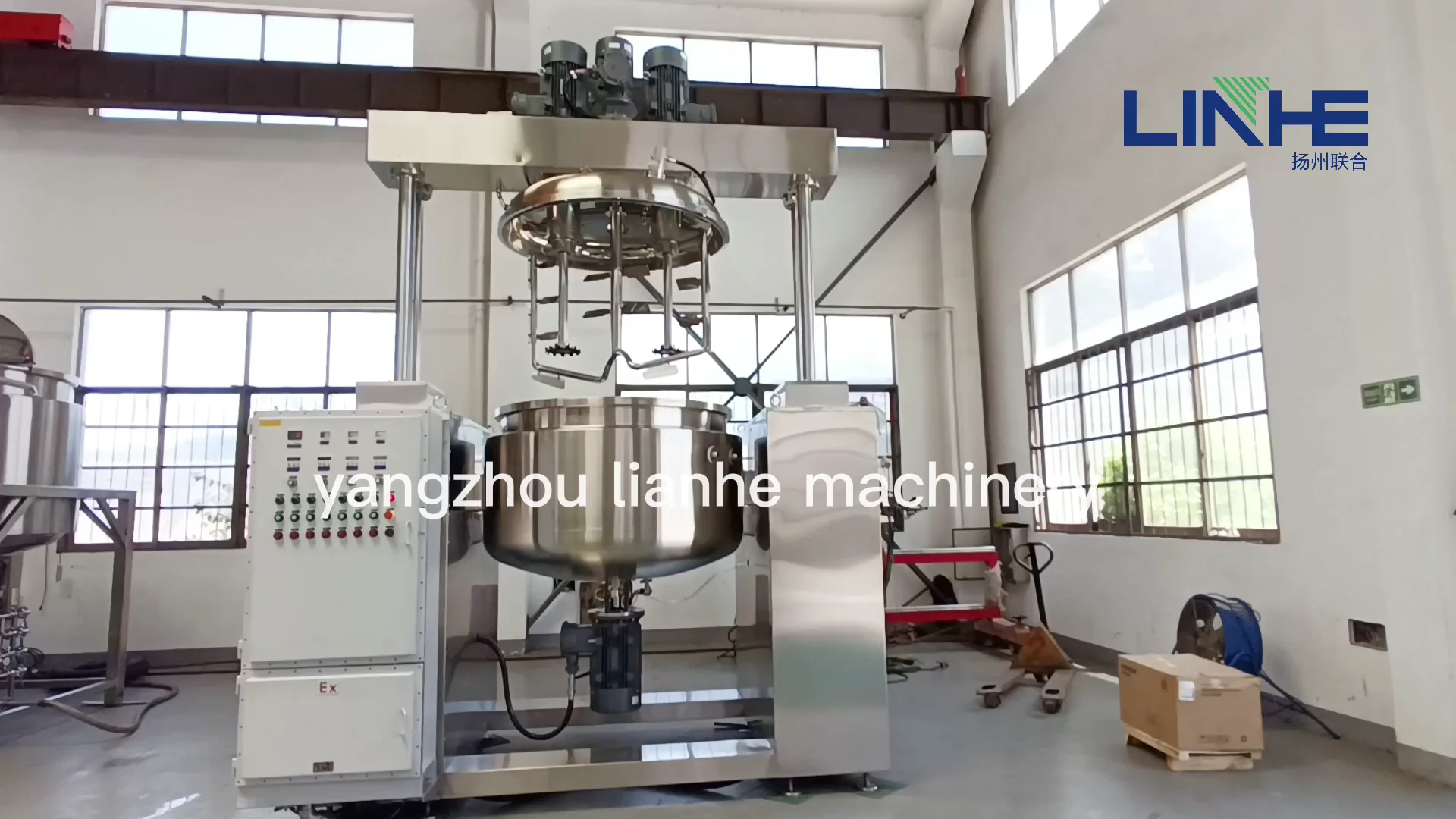 Gmp Standard Mayonnaise Skin Bleaching Mixing Vacuum Homogenizer Emulsifying Mixer Hair Color ...