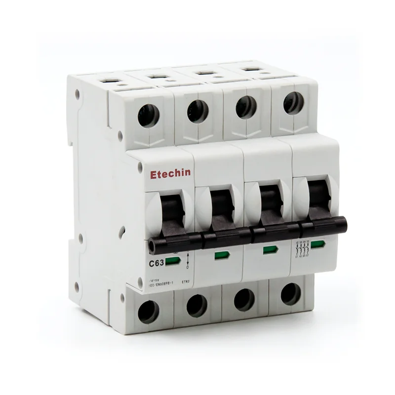 Etm3 Mcb Miniature Circuit Breaker 6ka 10ka 6 16 32 63a Overload Short ...