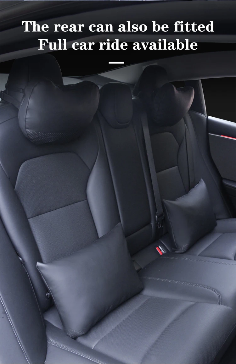 Tesla Model Y/3 Headrest Car Neck Pillow Bhead And Neck Integrated ...