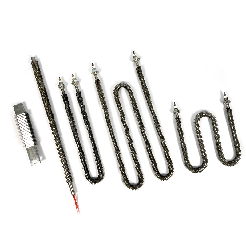 Ss304 Finned Air Heater Element 220v/380v - Tubular Heater Oem