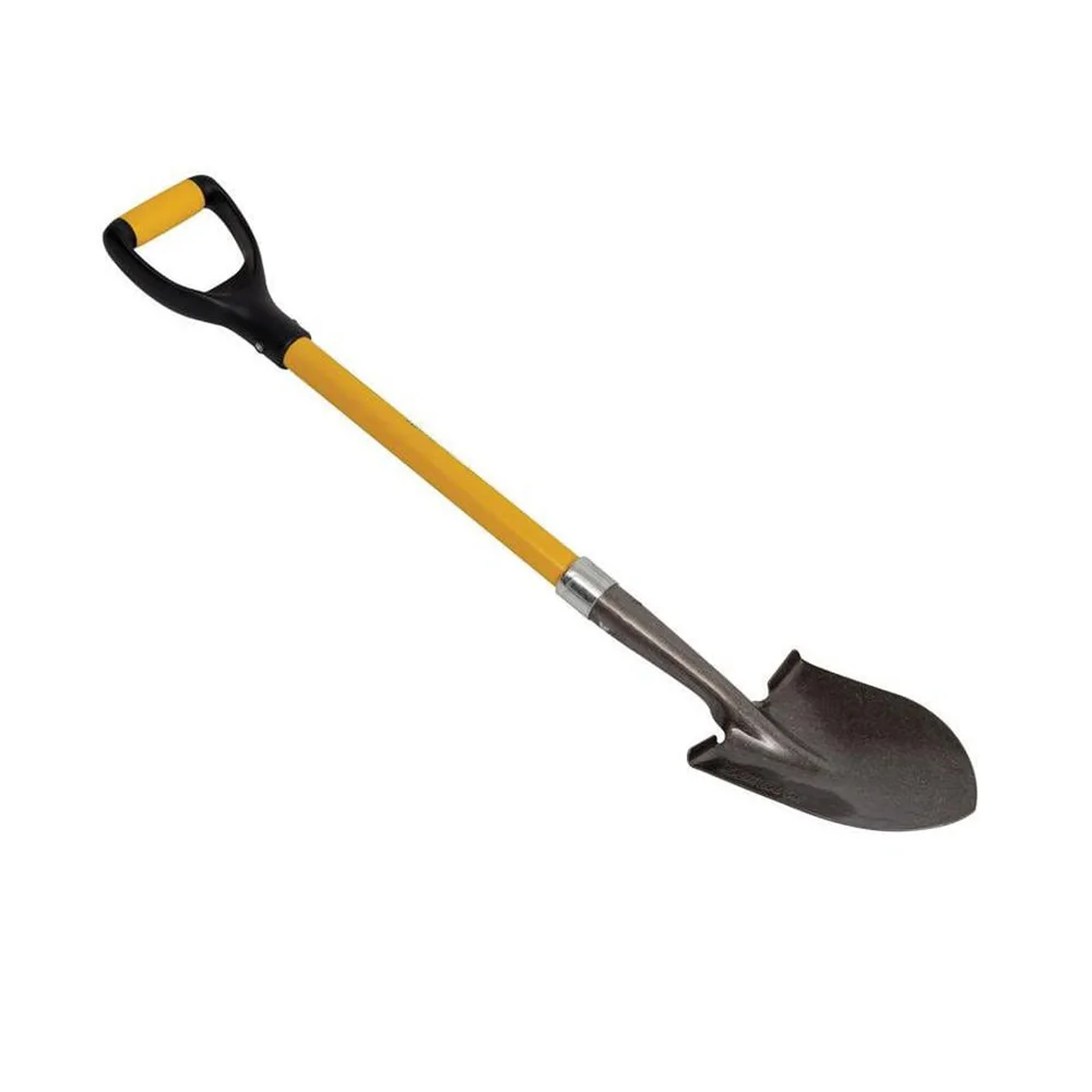 Industrial Grade Stainless Steel Round Spade Versatile Iron Snow Shovel ...