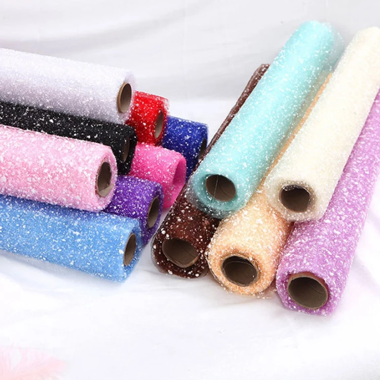 Korean Flower Bouquet Wrapping Papers - Polyester Mesh