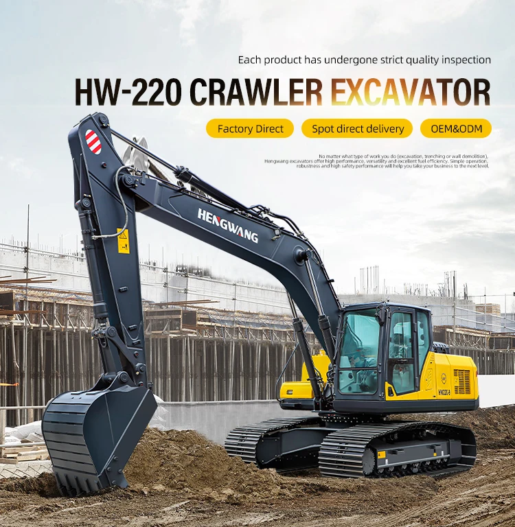 China Digger Excavator New Machine Crawler 22 Ton Large Big Excavator ...