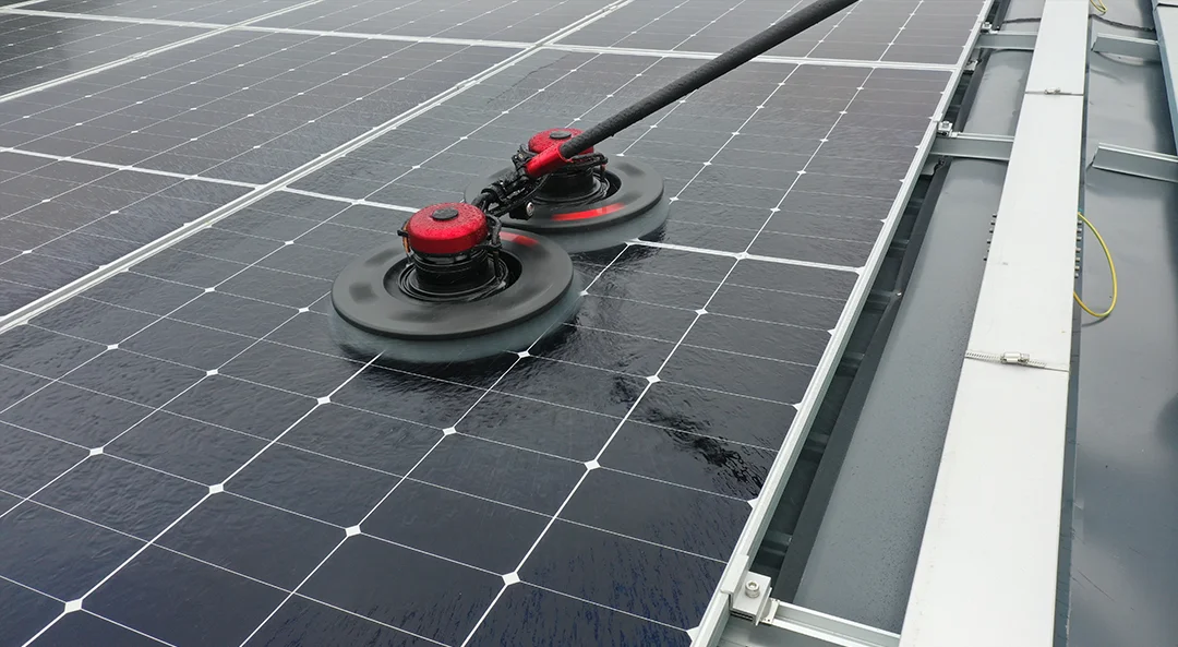 Panel Cleaning Machine Washing Panels Rotating Brush Cleaner Solar for ...