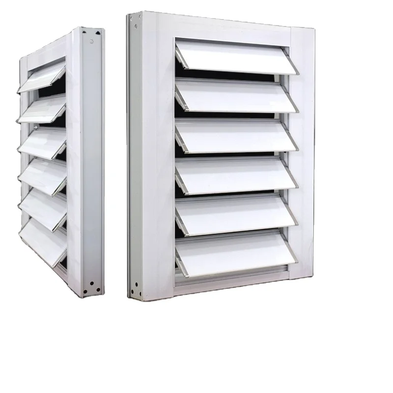 Ventilation Manual Louver Electric Remote Control Louver Double-layer ...
