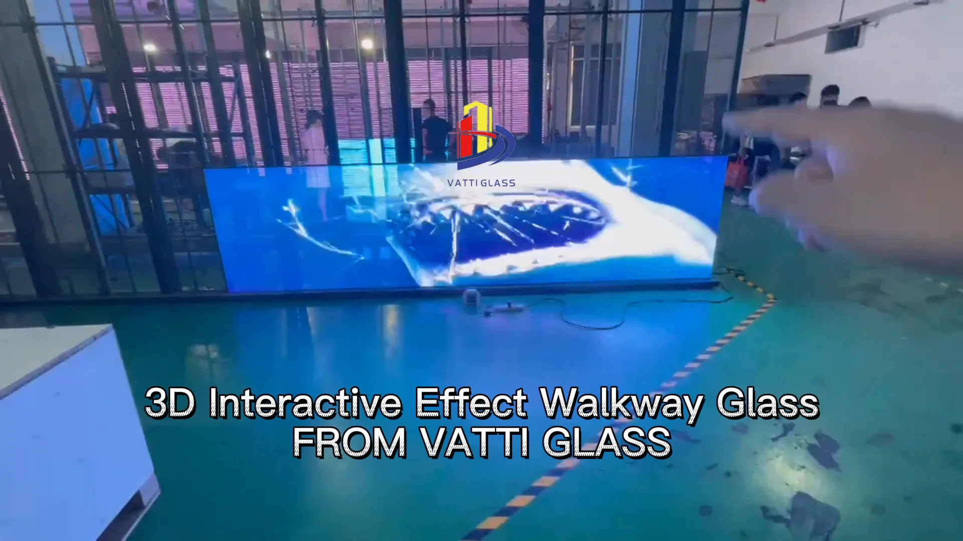 Virtual Scene 3d Interactive Glass Bridge Laminated Glass - Buy 3d ...