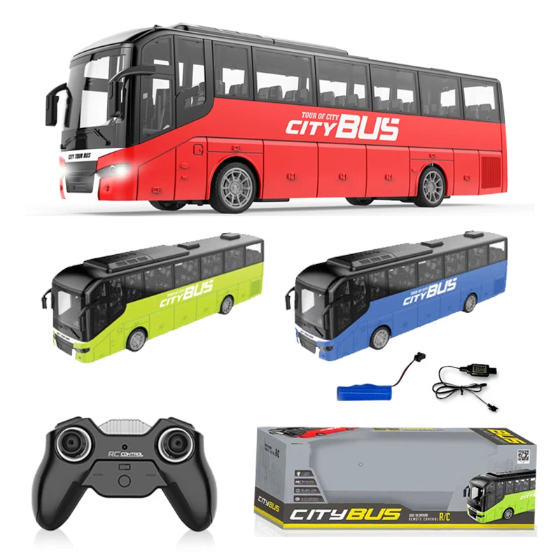 Double Decker Bus RC Toy - 2.4ghz 4 Channels Remote Control