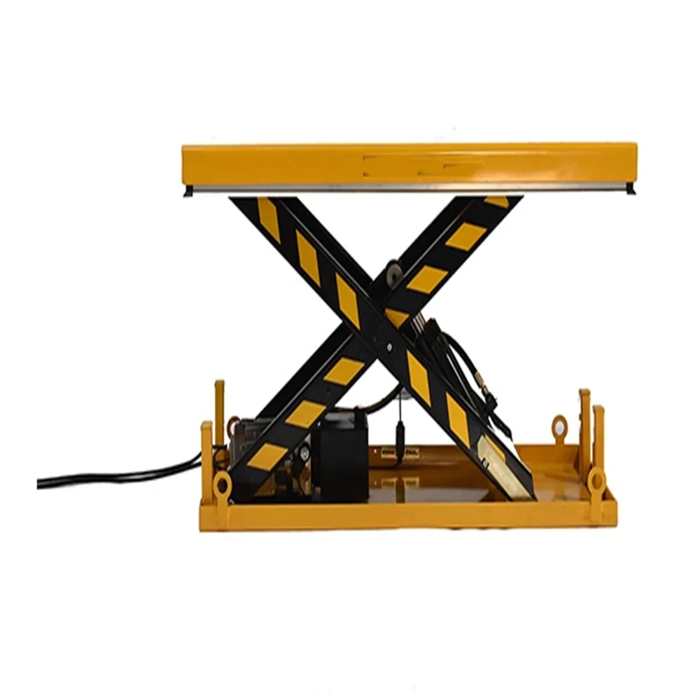 Container Load Lift Platform Hydraulic Table Lift Hand Crank Table Lift ...