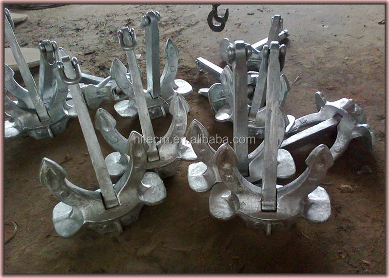 Heavy Duty Black Hhp Marine Ship Hall Anchor With Mill Test ...