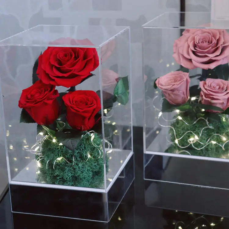 Genuine Nuevos Custom Made Heart Shaped Gift Rose Box Flower Productos ...