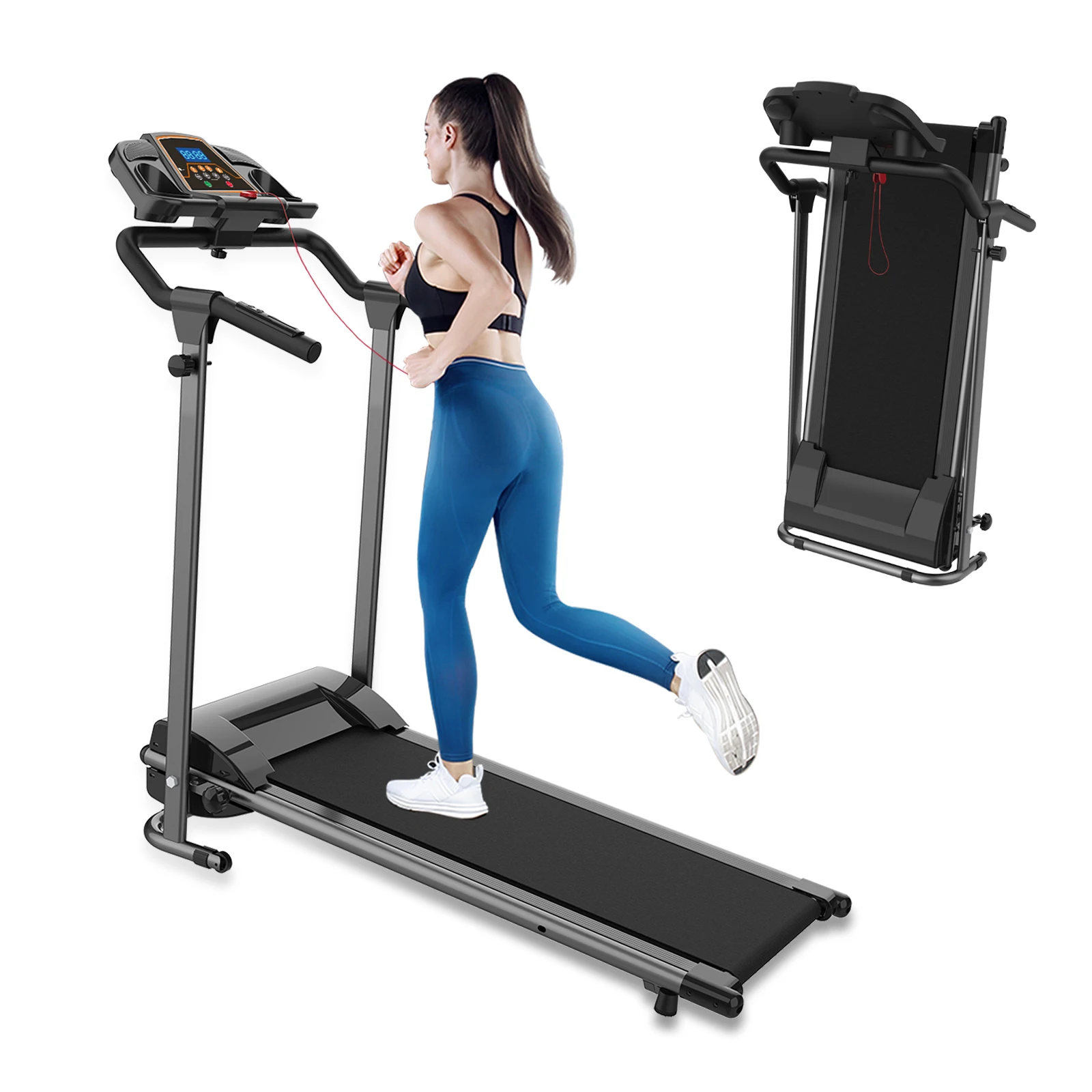 Home Use Foldingtreadmill Electric Motorized Portable Running Machine ...