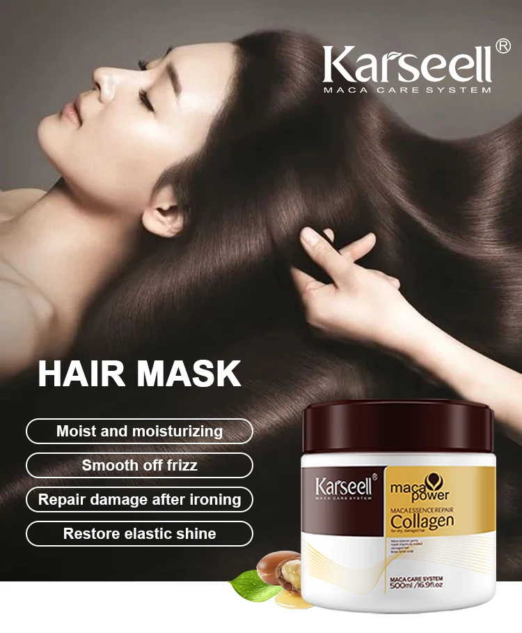 Karseell Collagen Keratin Treatment 500ml - Nourishing Hair Mask