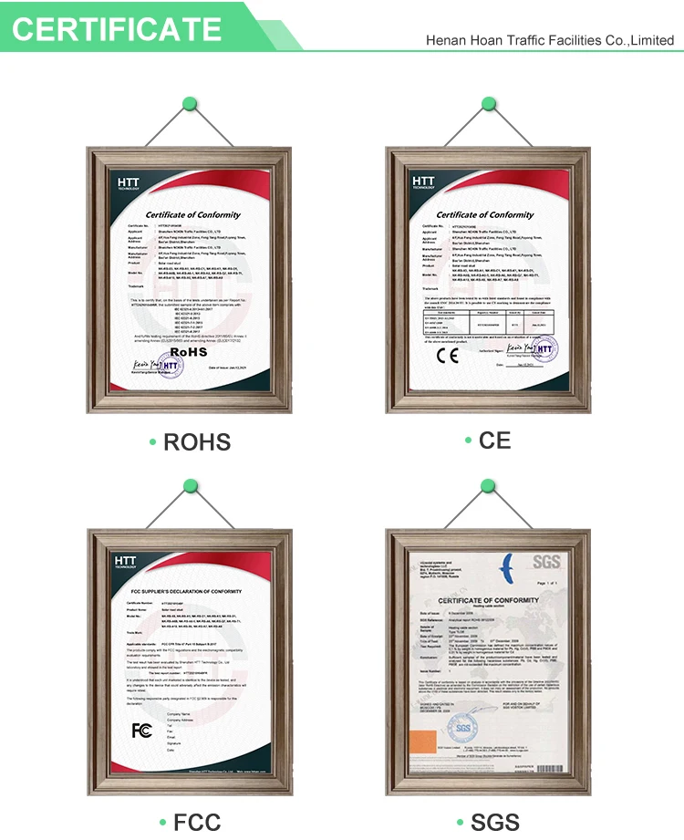 CE Rohs Solar Cat Eyes - IP68 Solar Road Markers for Safety