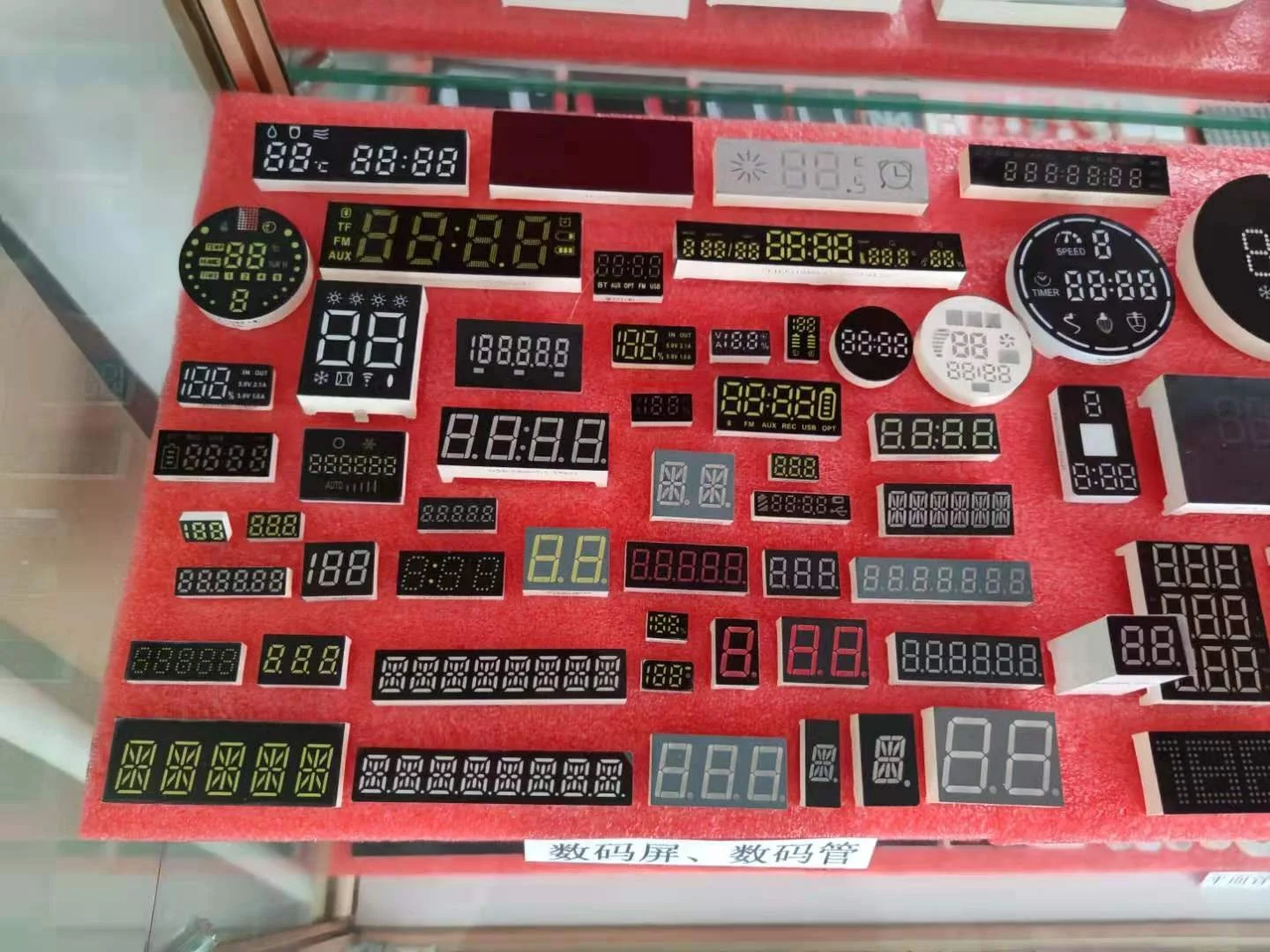 Round Dot Matrix Font 8x8 Rgb Led 32x32mm3mm Led Display - Buy 8x8 Led ...