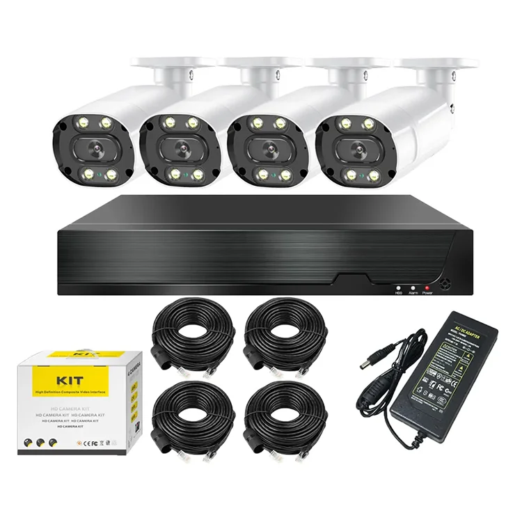 Xmeye Xmeyepro 4 Channel 8mp Nvr Kit Poe Nvr Kits With 4 Pcs 4mp/5mp ...