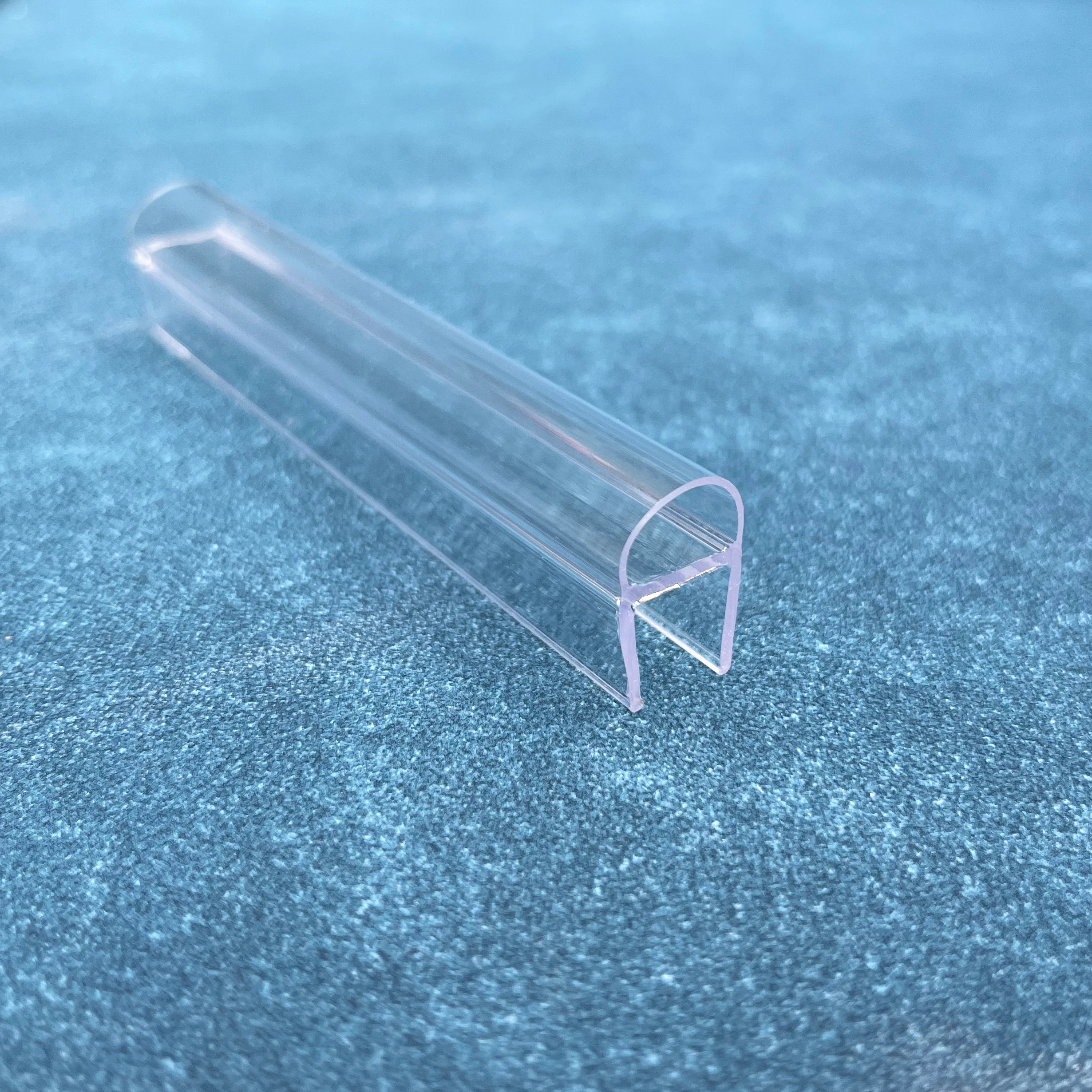 Transparent PVC Plastic H Extrusion Profile Custom Cutting Processing ...