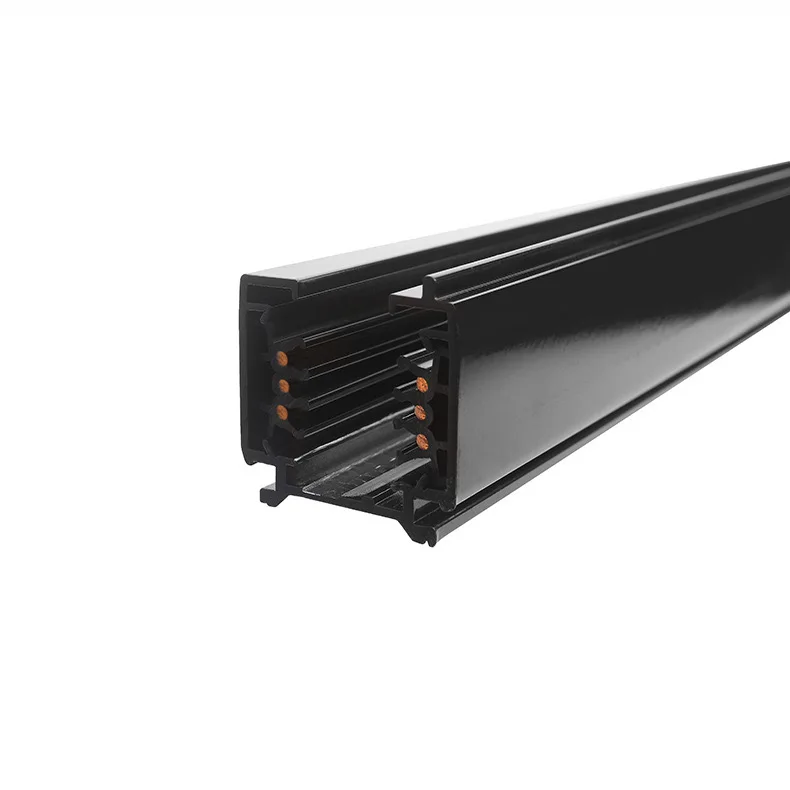 6 Wires Spotlight Track 3 Phase Track Light Rail Led Aluminum Track ...
