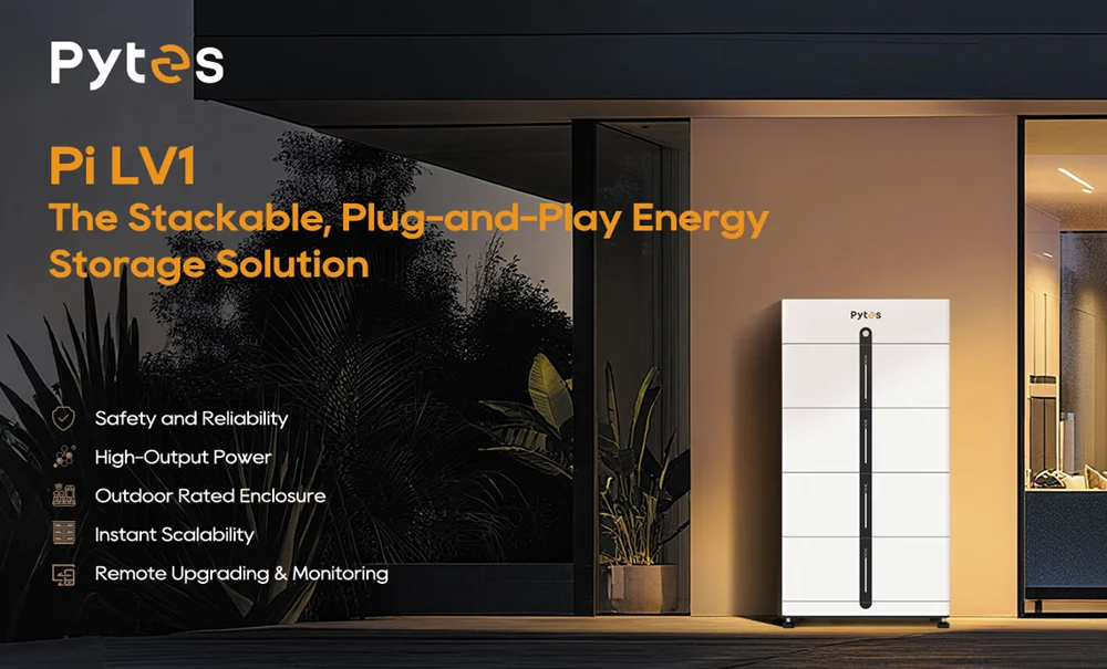Pytes Smart Residential Use Lifepo4 Battery 51.2V Stacked Solar ...