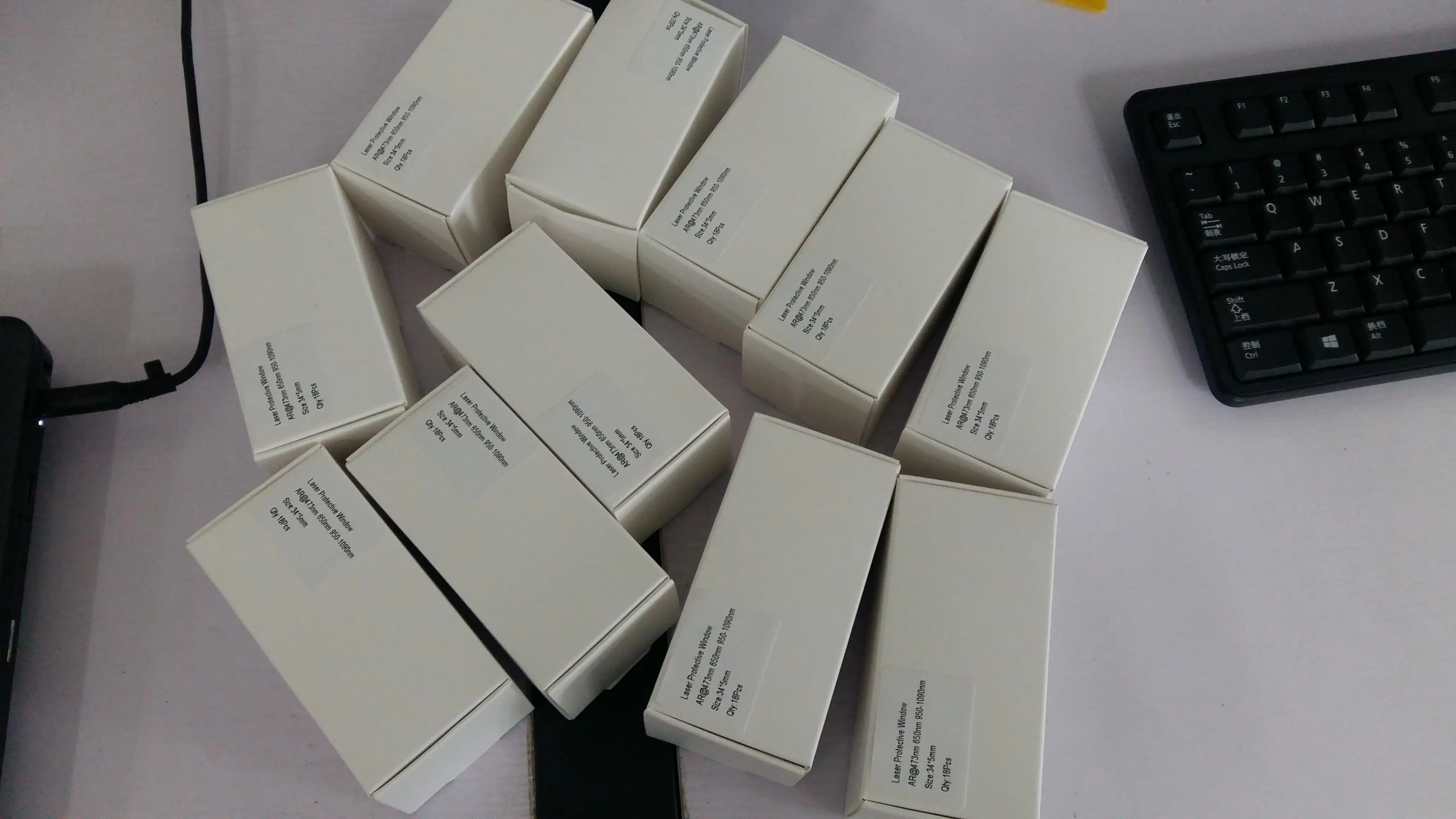 D18T2 Fused Silica Laser Protective Window Glass for Handheld Laser ...