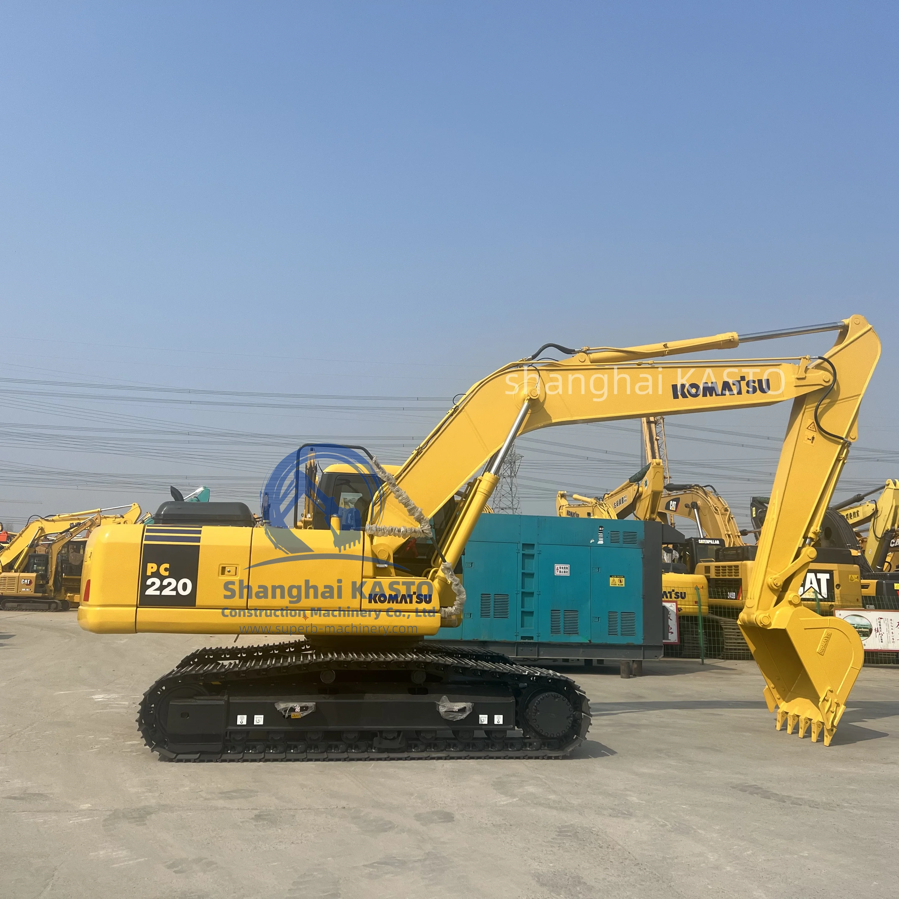 20 Ton Used Komatsu 220 Excavator - Buy Used Excavator For Sale/used ...