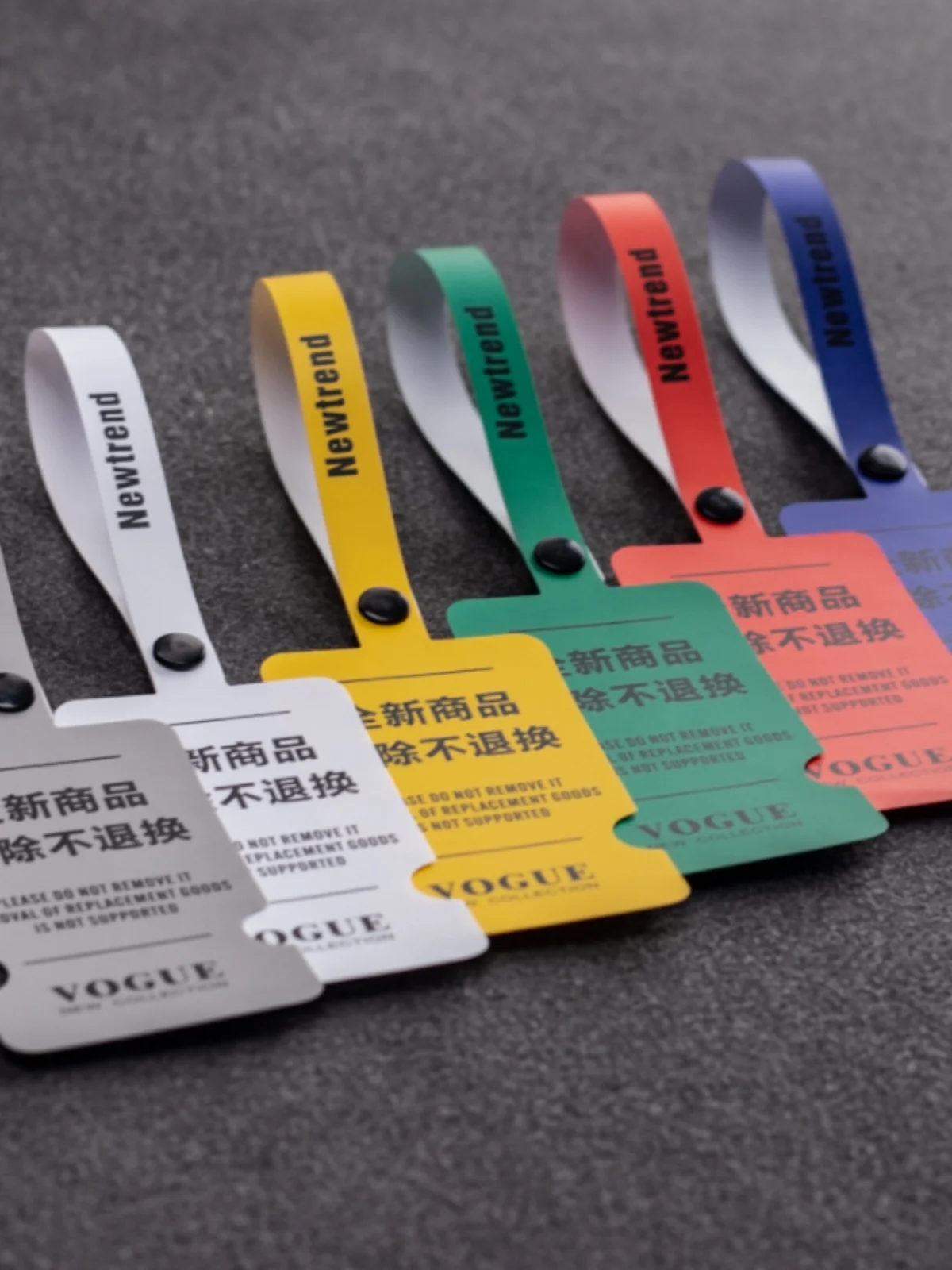 Luxury Recycled Garment Labels Embossed Custom Printing Hang Tag ...