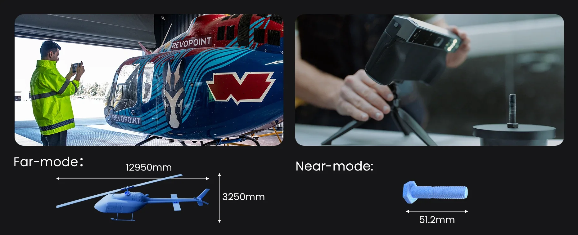 Revopoint MIRACO PRO 3D Scanner - Precision & Color