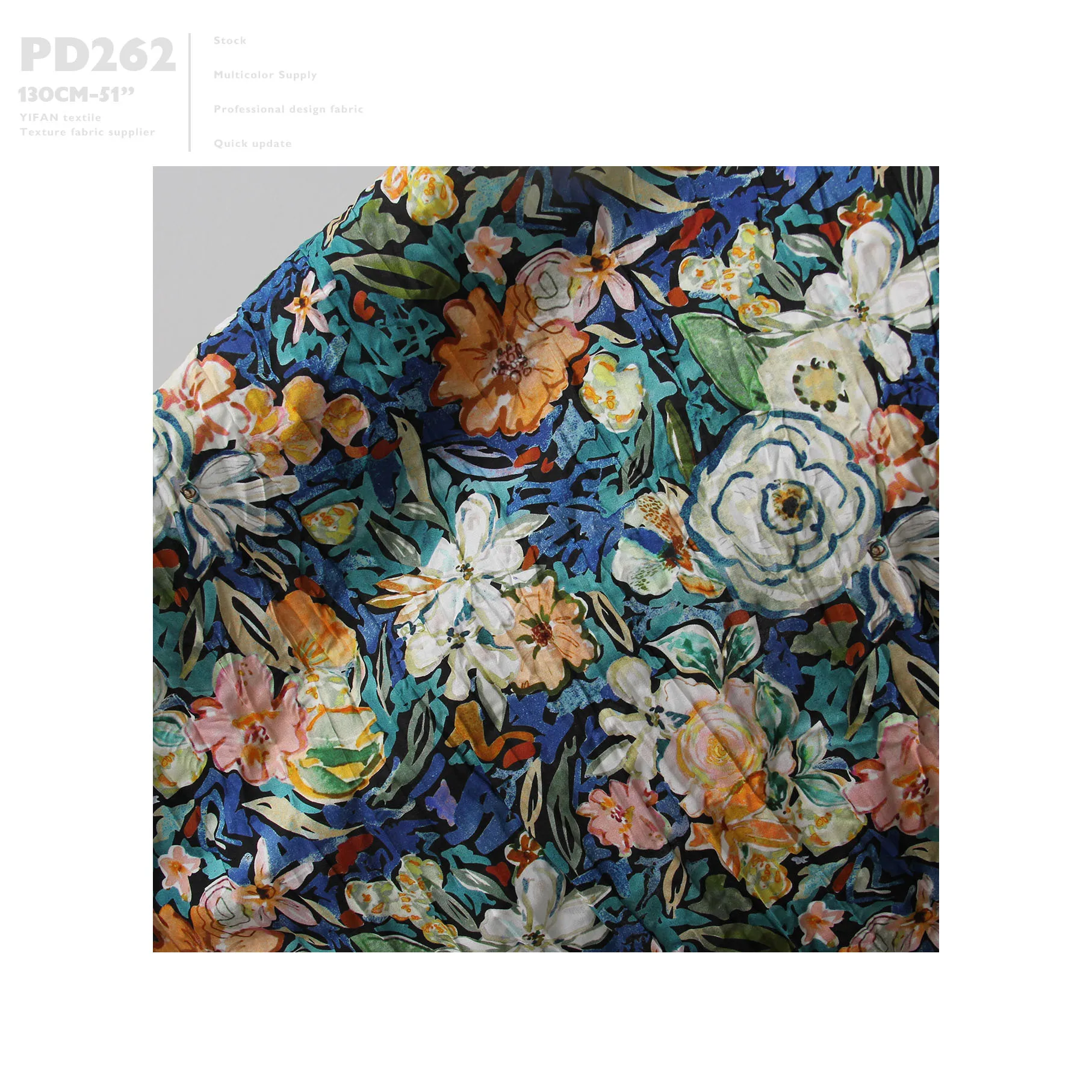 Cotton Ruffled Shirt Dress Home Textile Children's Fabric Printed Fabric Fabrics For Clothing ...