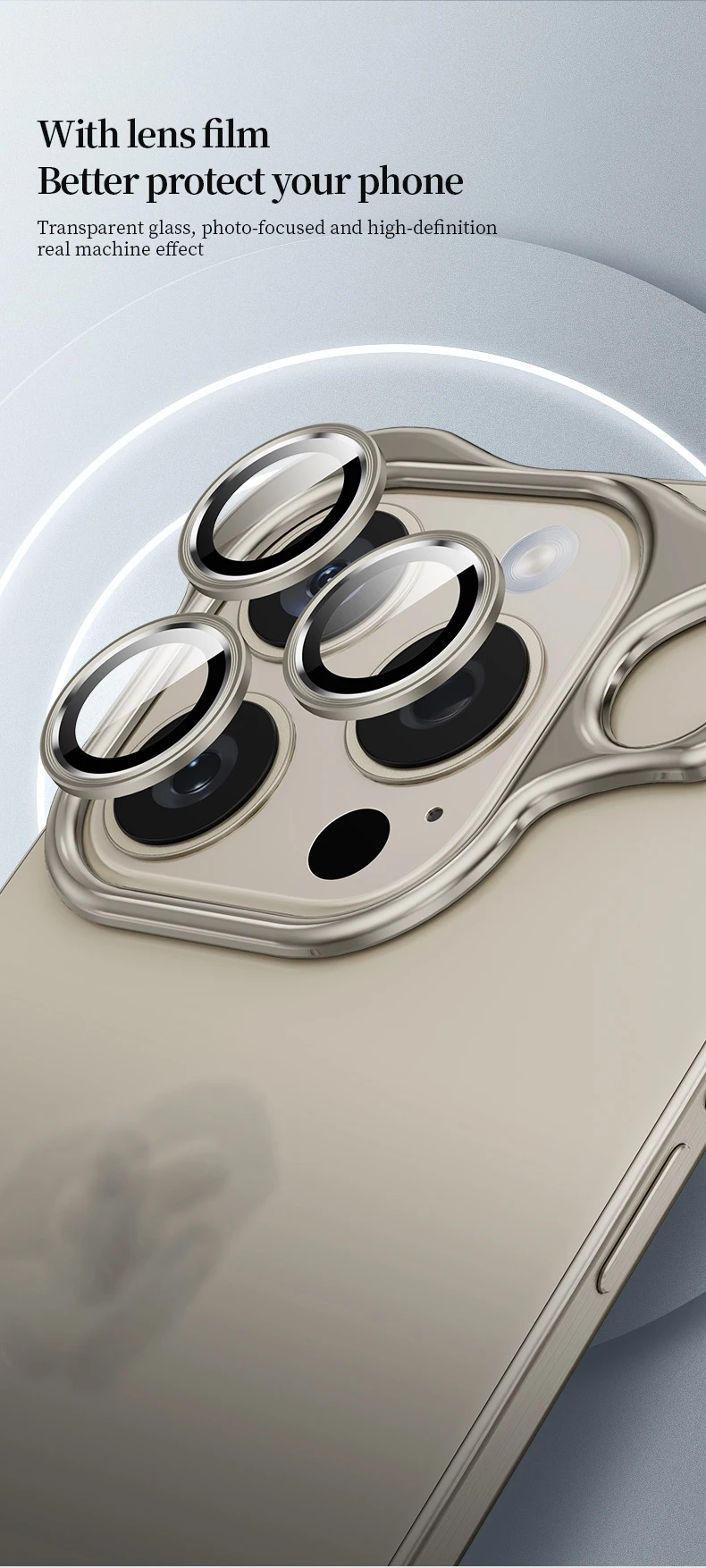 Metal Rimless Aluminum Alien Titanium Alloy Bumper Cover Phone Case for ...