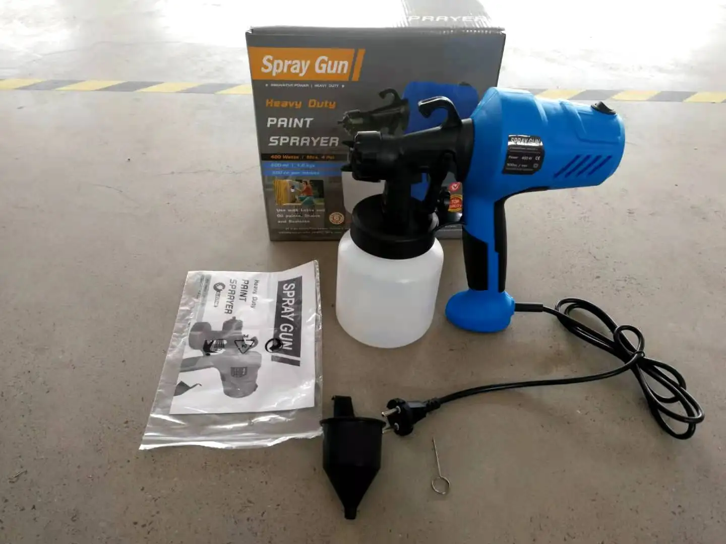 220v/110v Electric Spray Paint Gun Painting Compressor Machine Electric ...