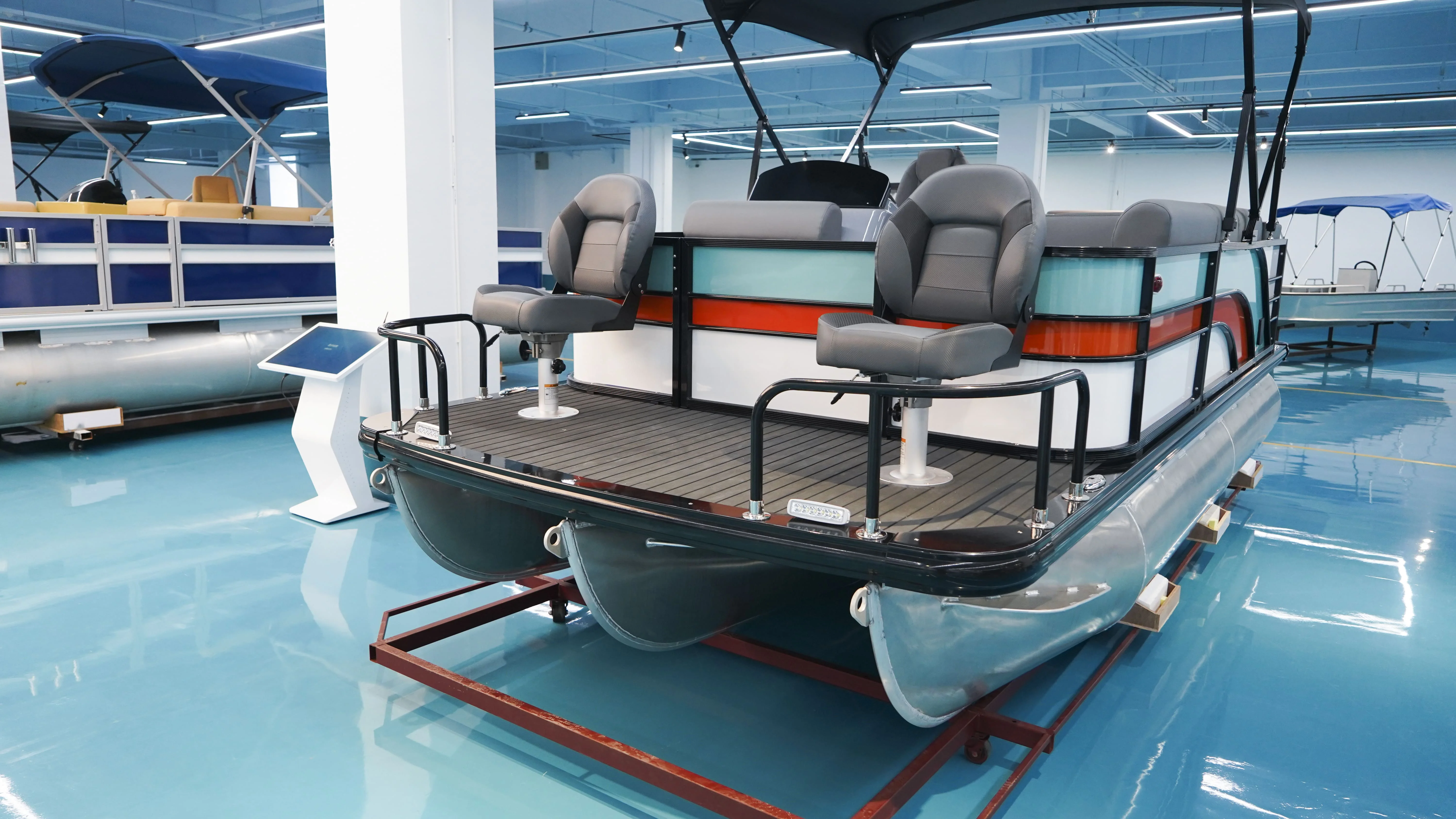 2025 New Design Small 2 Person Mini Pontoon Boat for Sale