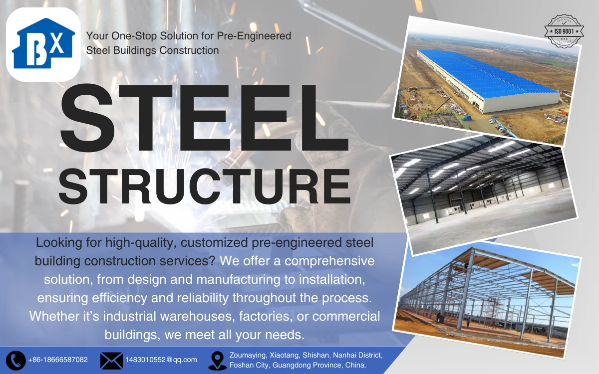 Modern Heavy Pre-Engineered Steel Structure Warehouse