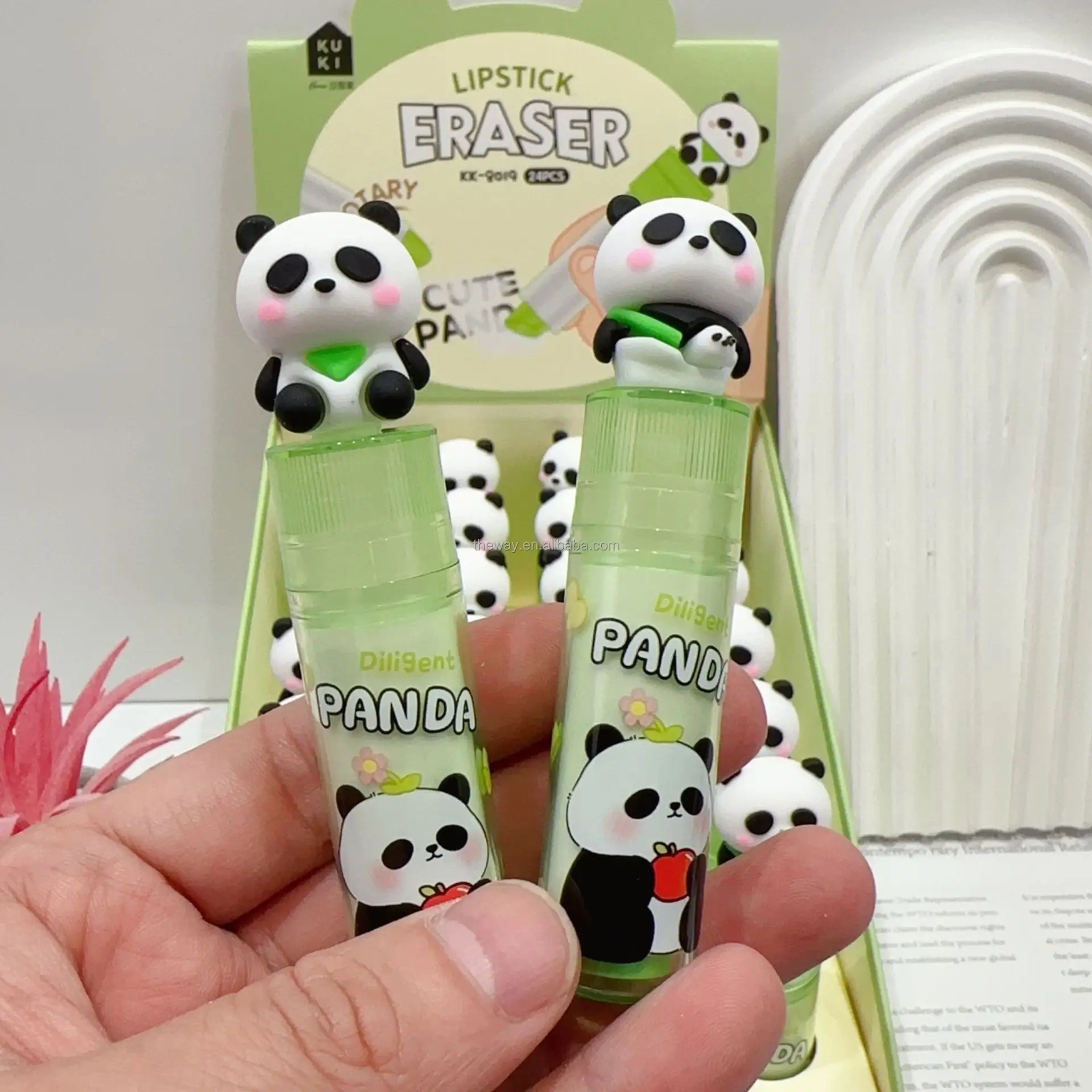 Cute Kawaii Cat Paw Penda Lipstick Eraser - Kids & Students