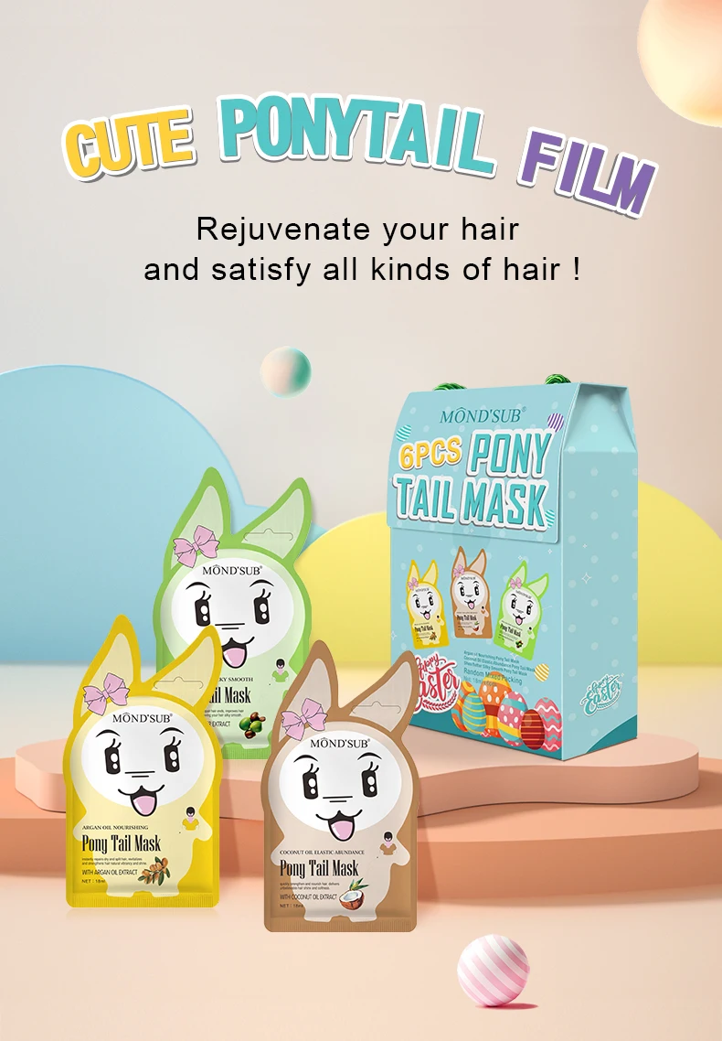Private Label Easter Gift Organic Treatment Hair Care Cap Sheet Relaxer ...