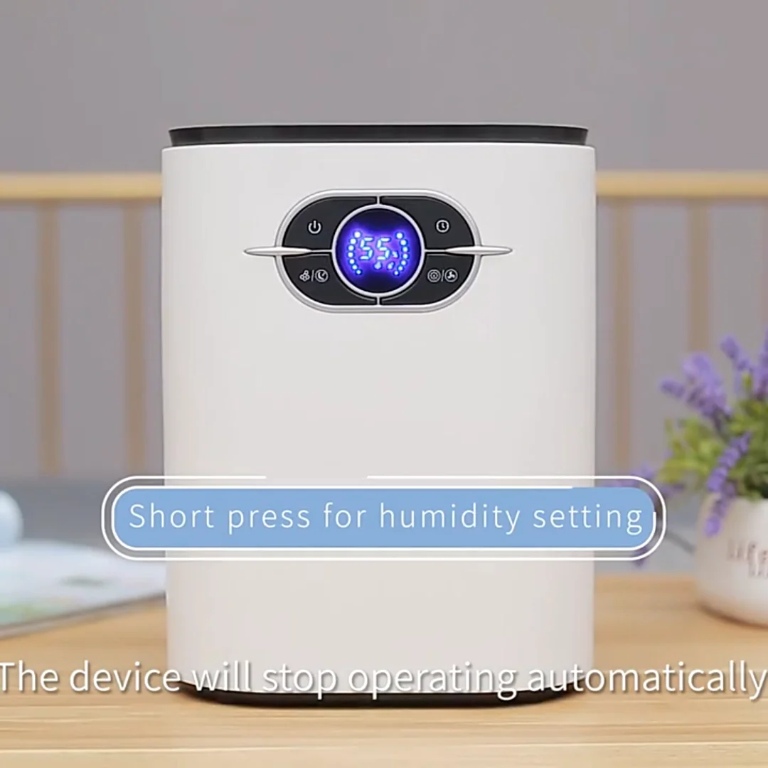 Mini Dehumidifier Semiconductor Condensation Timeable Household Machine ...
