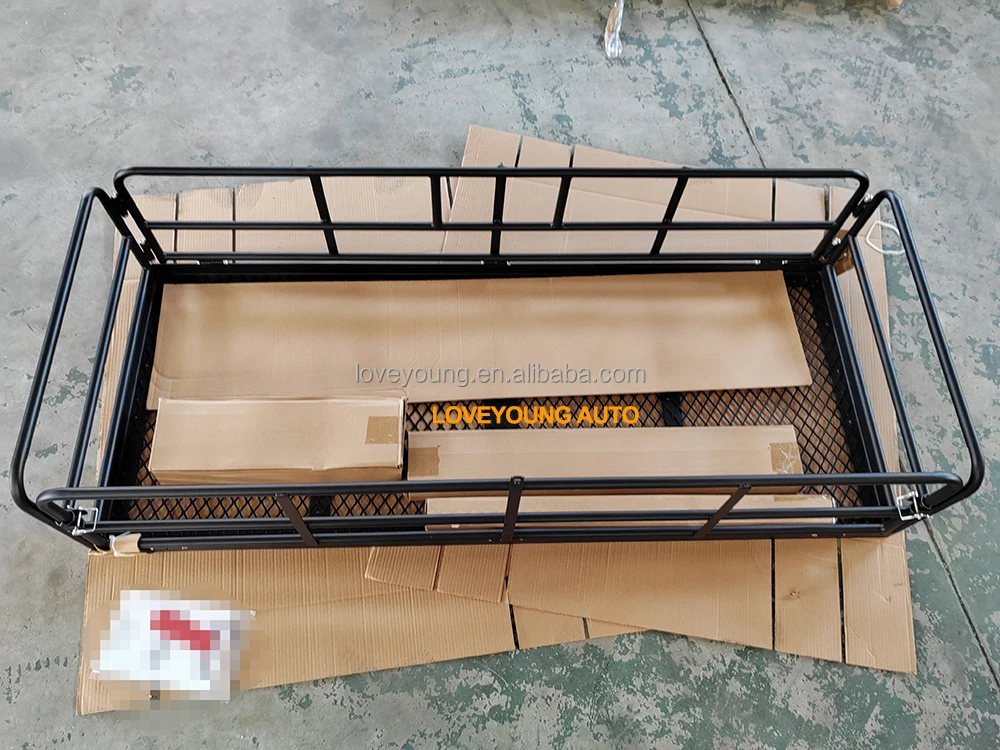 High Side Car Rear Luggage Rack - Foldable Hitch Mount