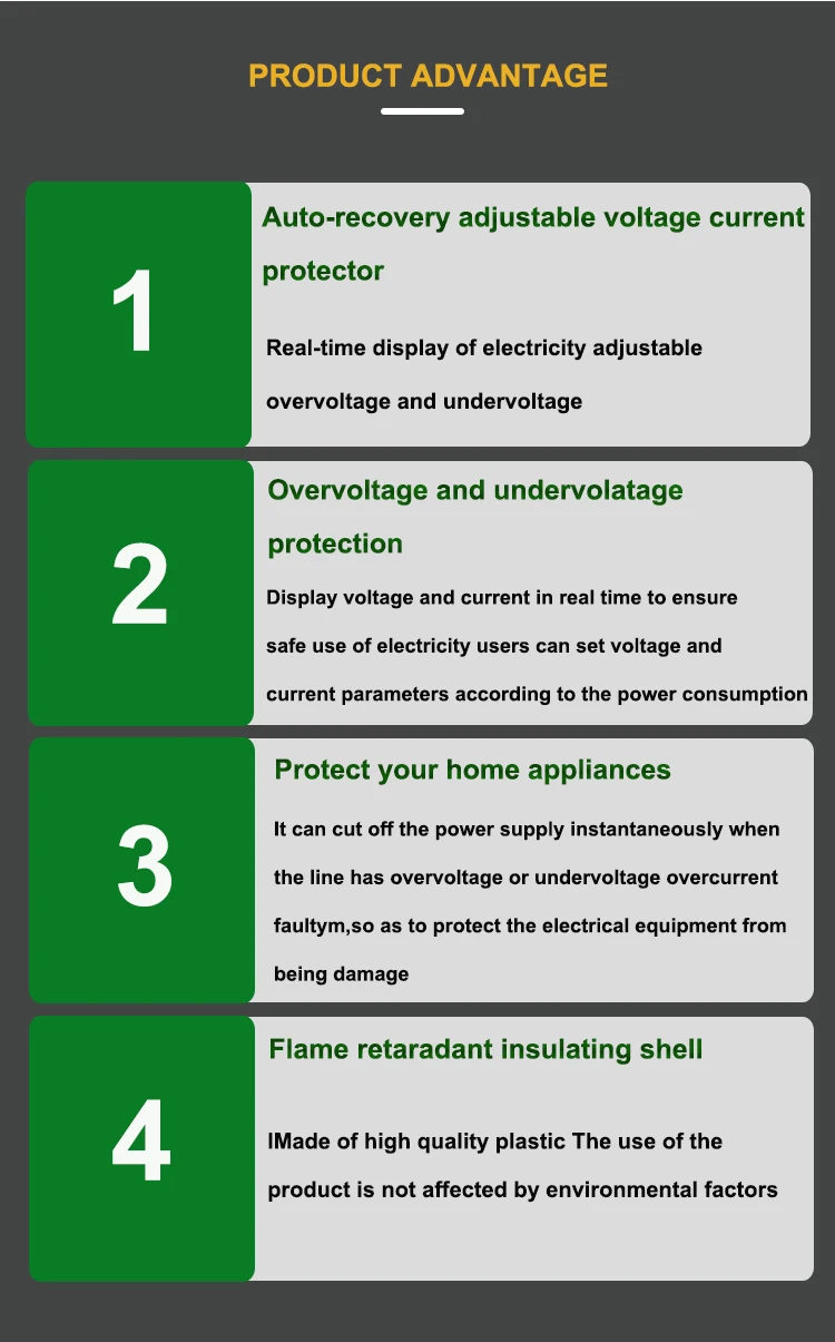 Ac Power System 220v 63a Adjustable Over Voltage and Under Voltage ...