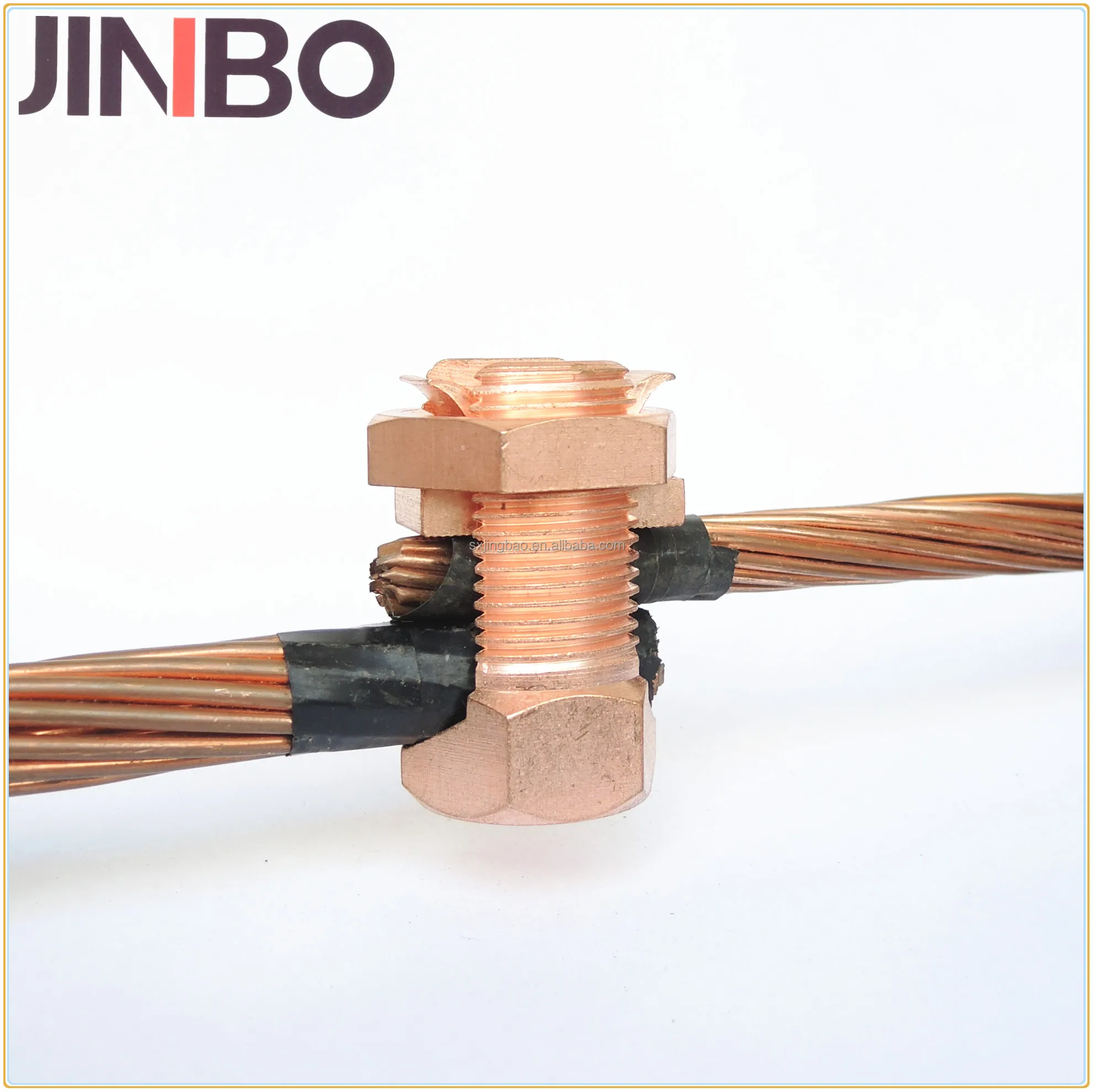 Electric Grounding Clamp Earthing Brass Split Bolt Connector 25mm2 with ...