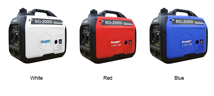 Quiet Small Generator Portable Dc Output 12v 8.3a 2kw Petrol Generator ...