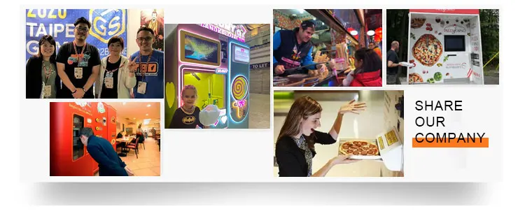 Fully Automatic Breakfast Meal Dumpling Kiosk Vending Machine