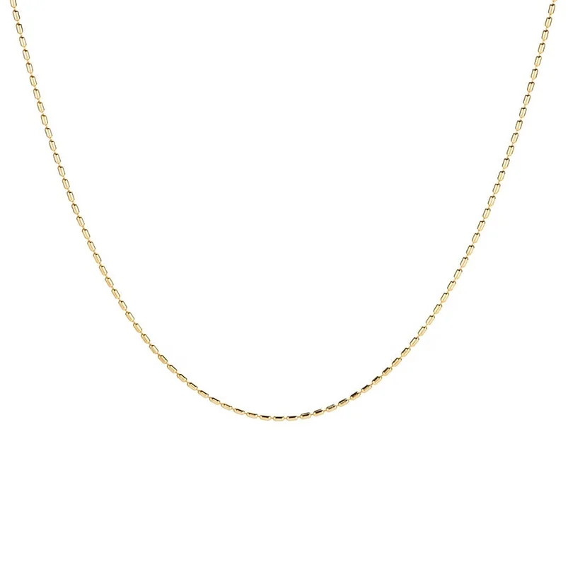 Gemnel 2024 new trend 18K gold vermeil 925 silver barrel link chain ...