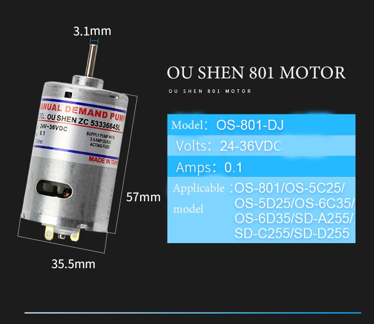 OU SHEN Electric Screwdriver Motor AC220V - Semi-Auto Power Tool with ± ...