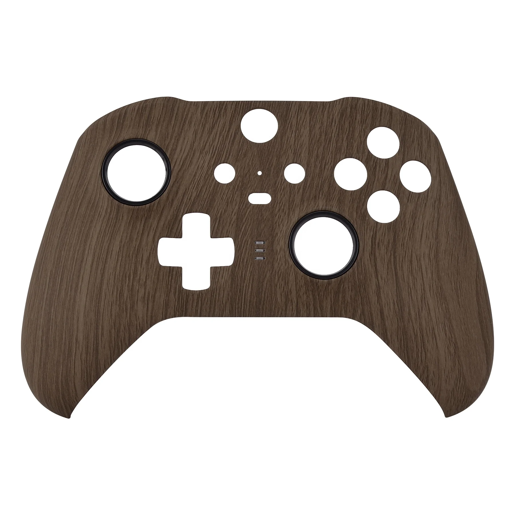 Extremerate Joystick Wooden Grain Front Shell Cover Gamepad Top Case ...